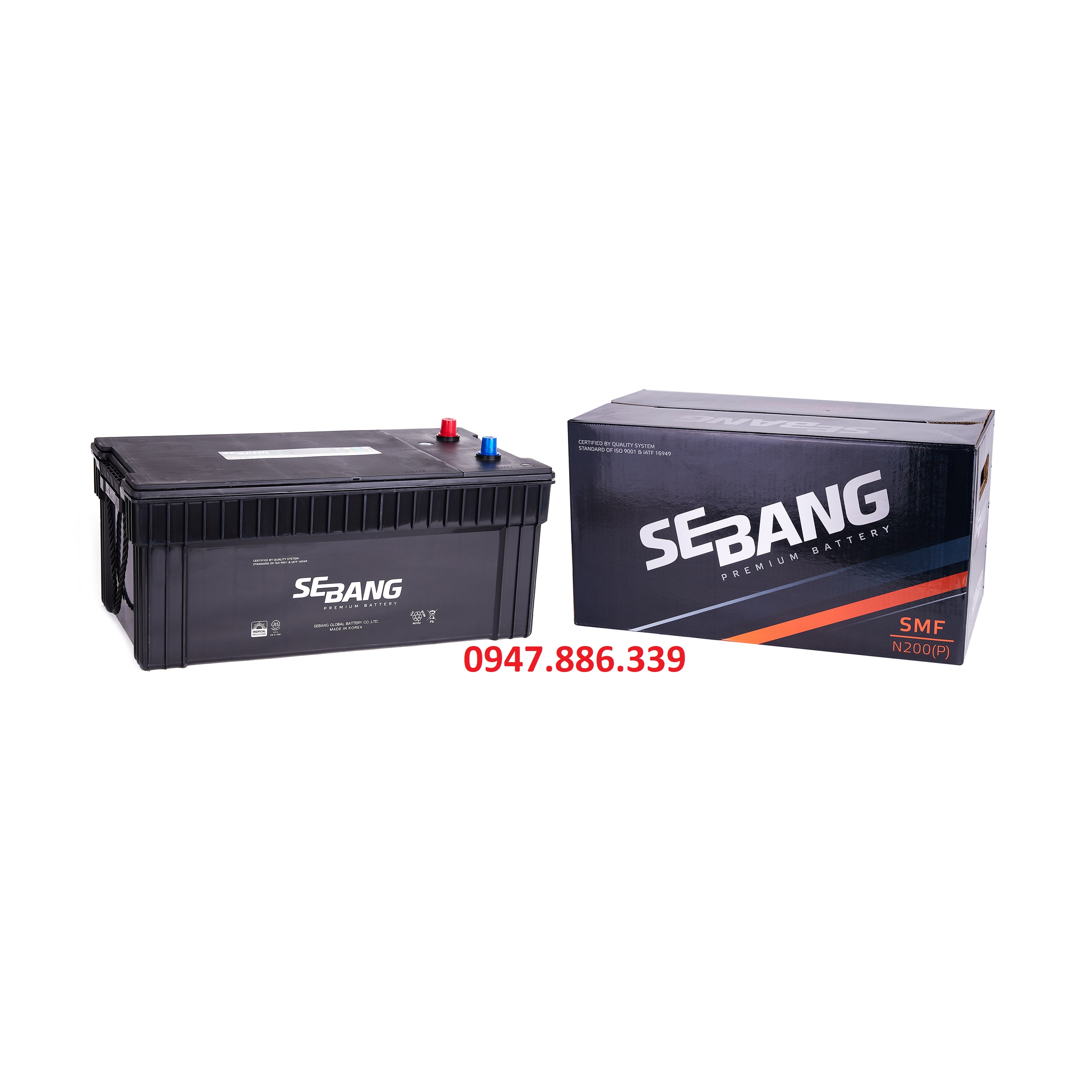 Ắc quy Sebang SMF N200 (P) (210AH)